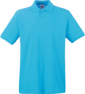 Premium Polo (Azure Blue) hímzéshez és nyomtatáshoz - Fruit of the Loom ...